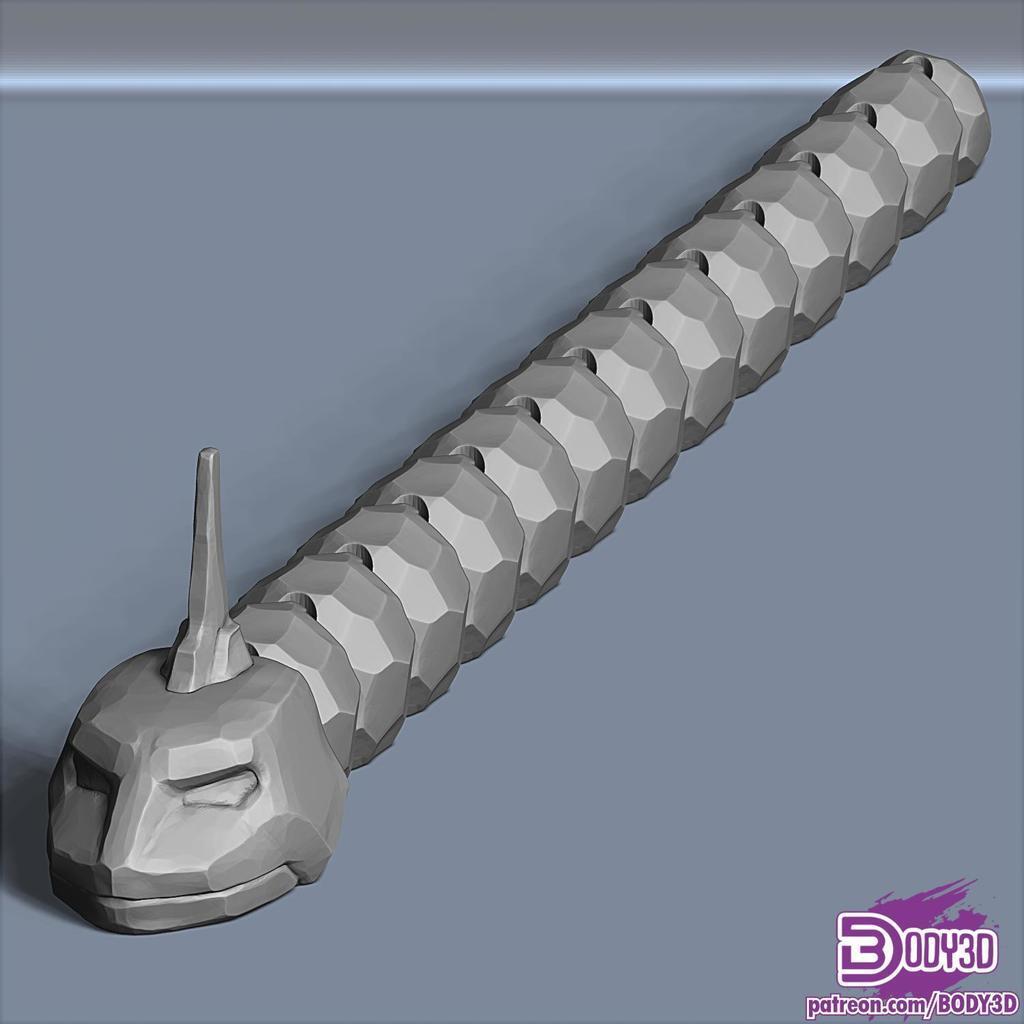 Free STL file Articulated Onix 🆒・3D printing template to download・Cults
